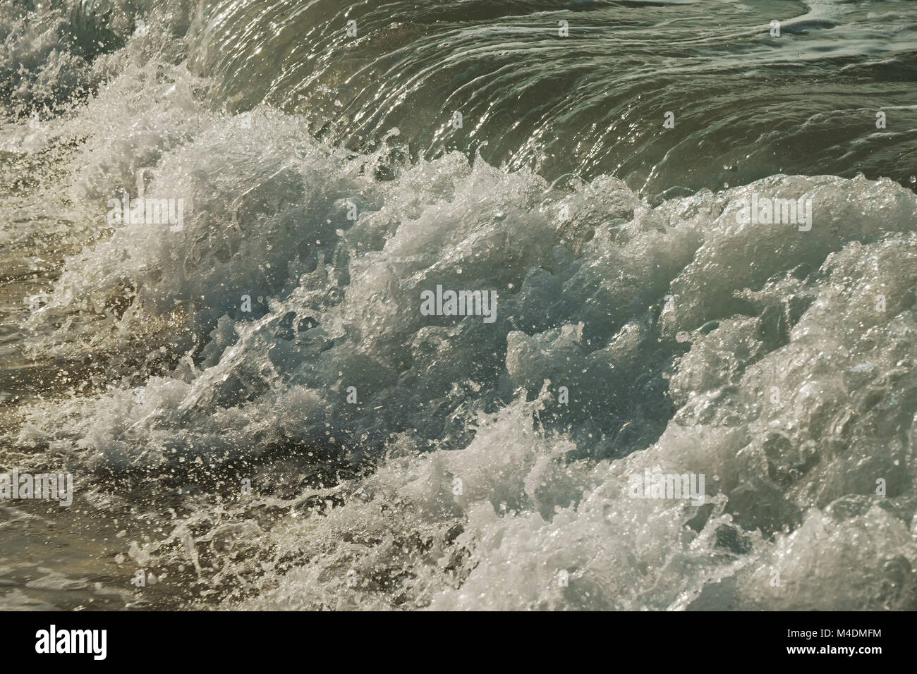 Beautiful waves of South China Sea on Dadonghai beach Stock Photo - Alamy