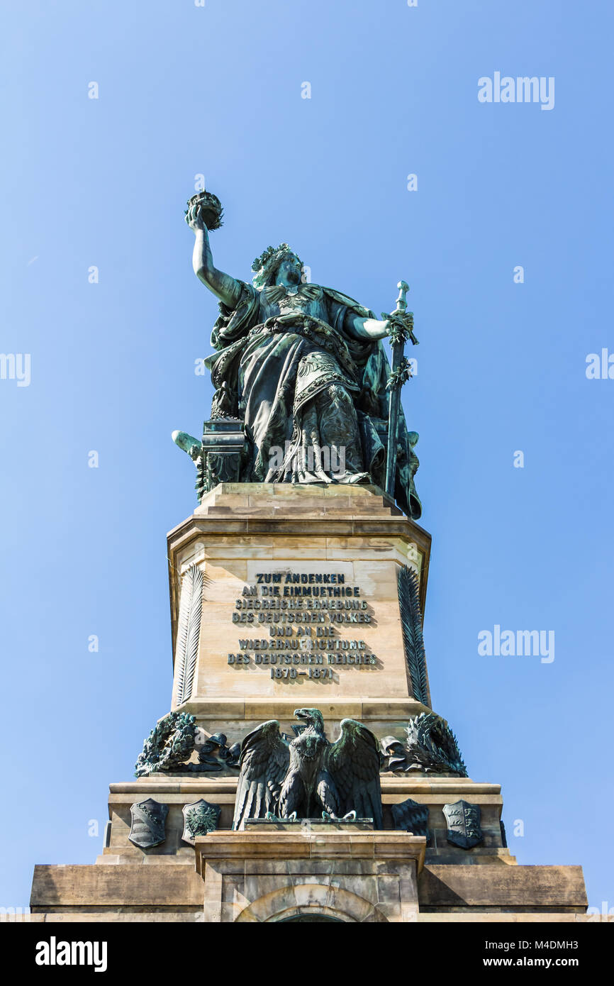Niederwald monument in Hesse Stock Photo - Alamy