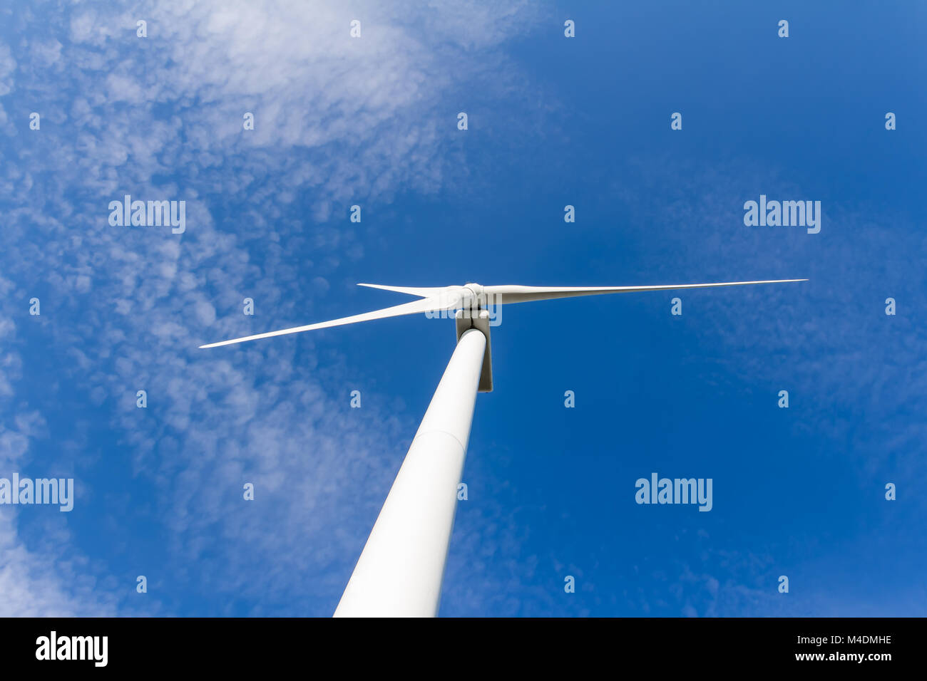 Renewable energy generation with wind turbine Stock Photo - Alamy