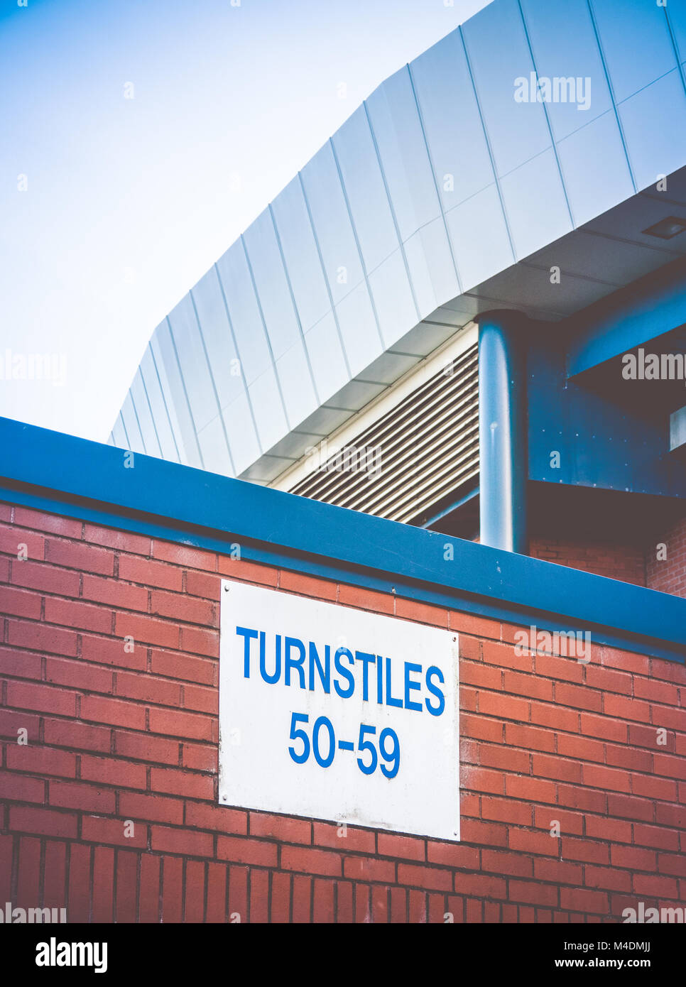 Football turnstile match hi-res stock photography and images - Alamy