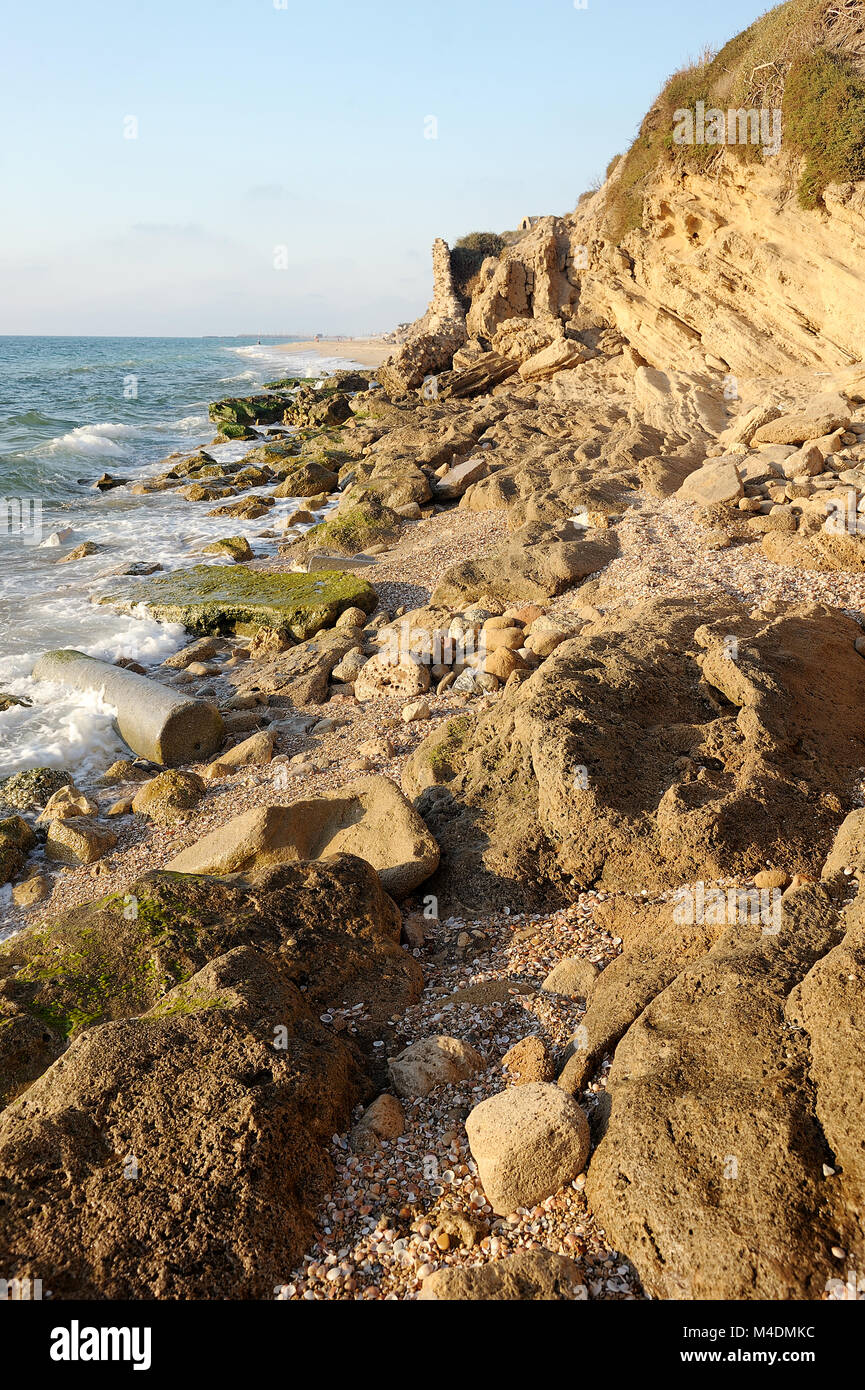 Mediterranean Coast Israel Stock Photo - Alamy