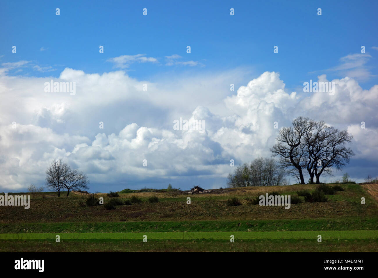 storm clouds over nord Germany Stock Photo - Alamy