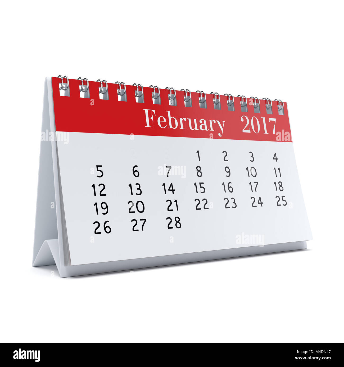3D rendering calendar Stock Photo - Alamy
