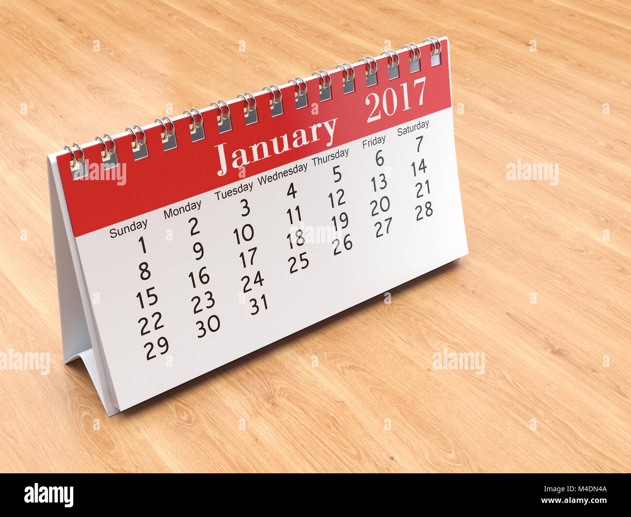 3D rendering calendar Stock Photo - Alamy