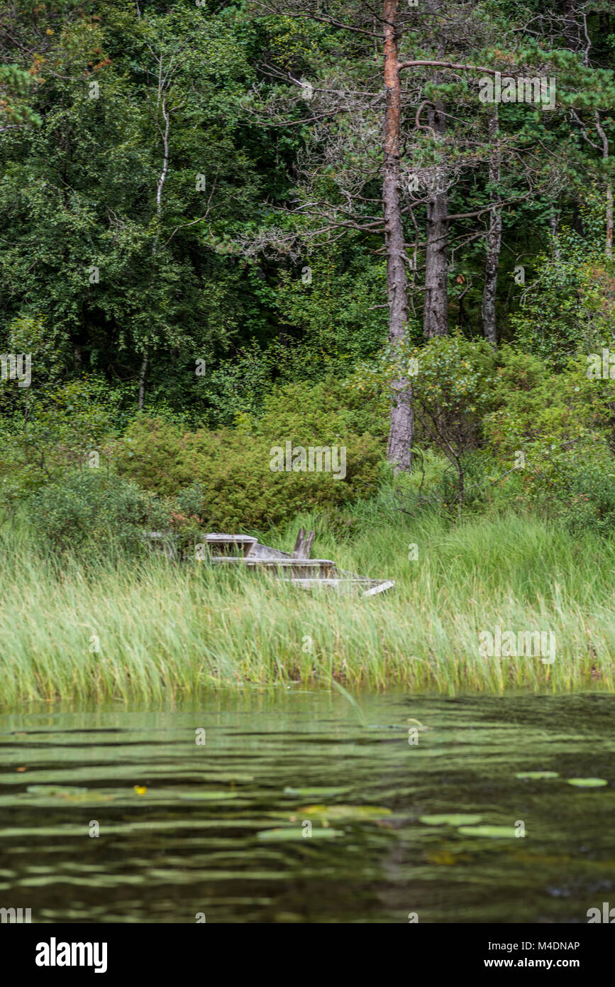Natural lake in Norway Stock Photo - Alamy