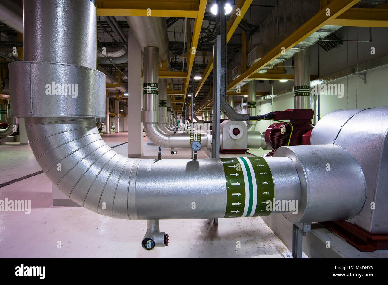 District cooling plant machinery Stock Photo - Alamy