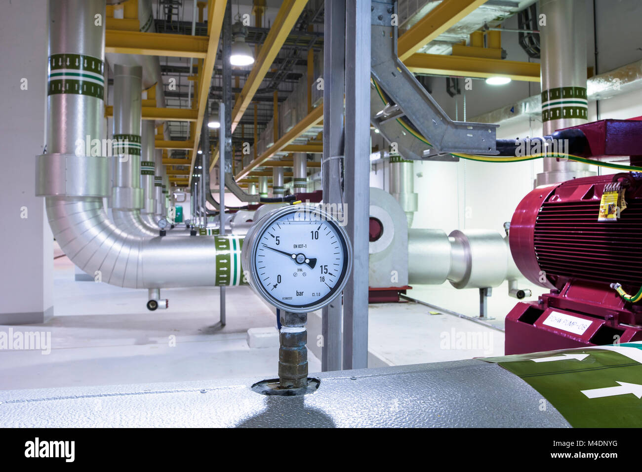 District cooling plant machinery Stock Photo - Alamy