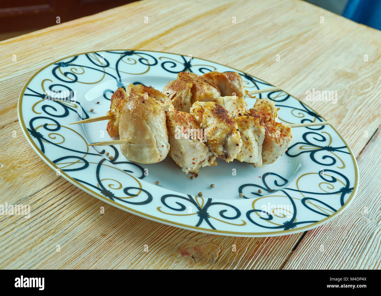 Murg Kababs Mughlai Stock Photo - Alamy