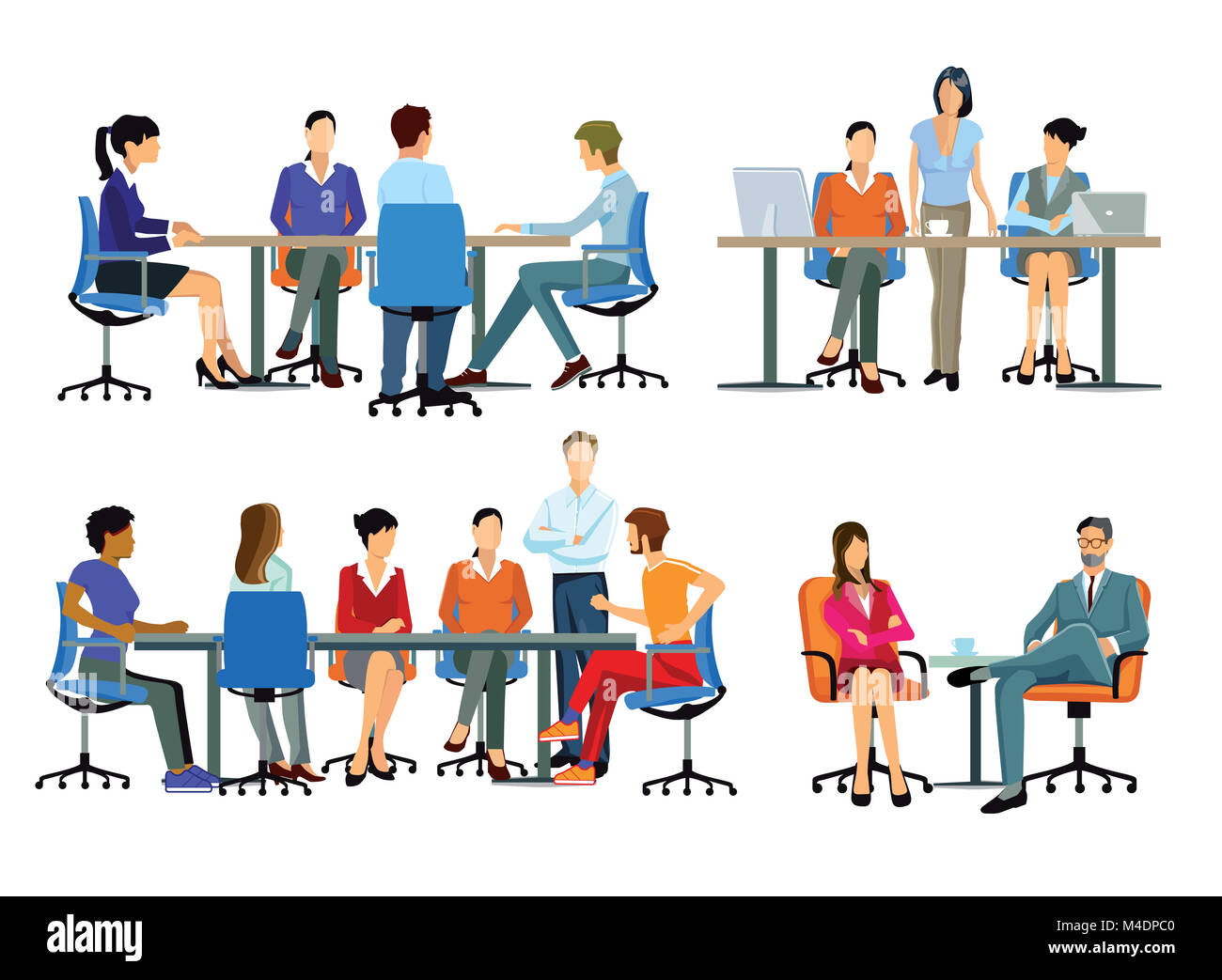 Work office Cut Out Stock Images & Pictures - Alamy