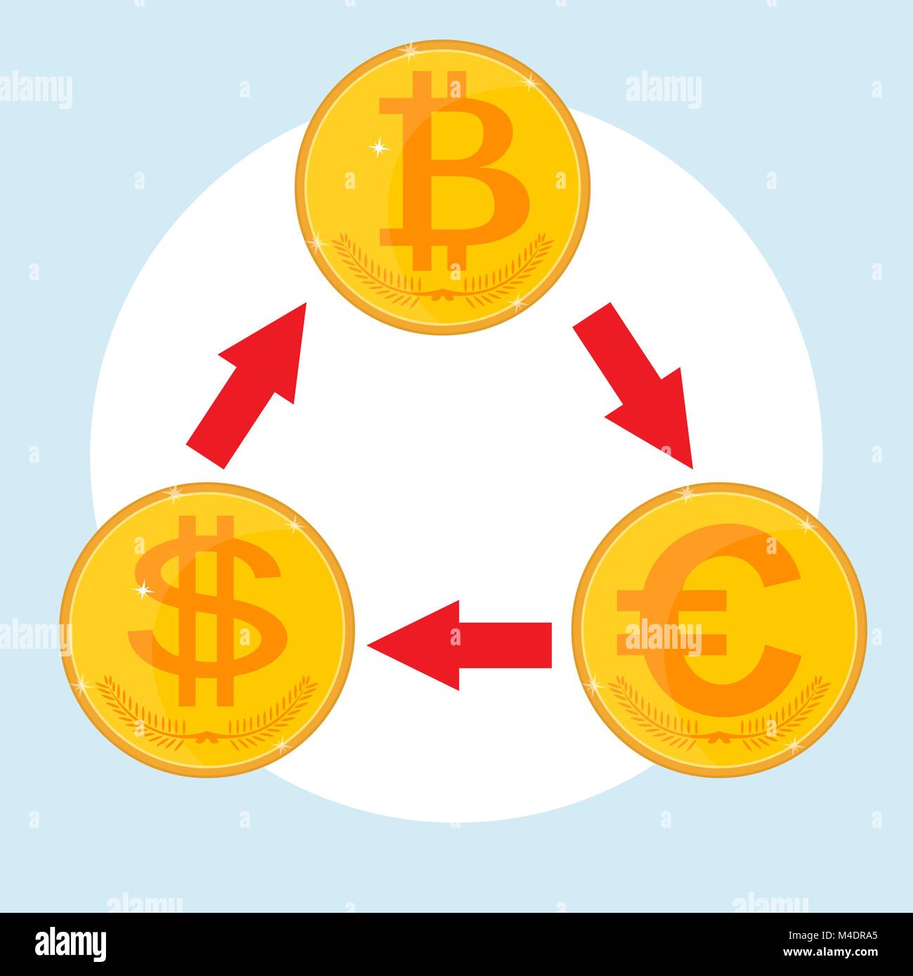 Currency exchange rate vector logo hi-res stock photography and images ...