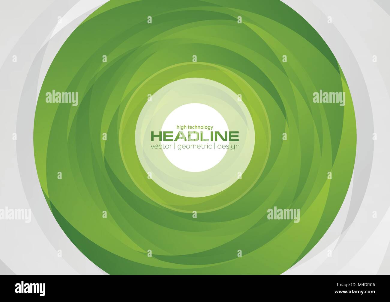 Abstract green circle tech corporate vector background Stock Vector ...