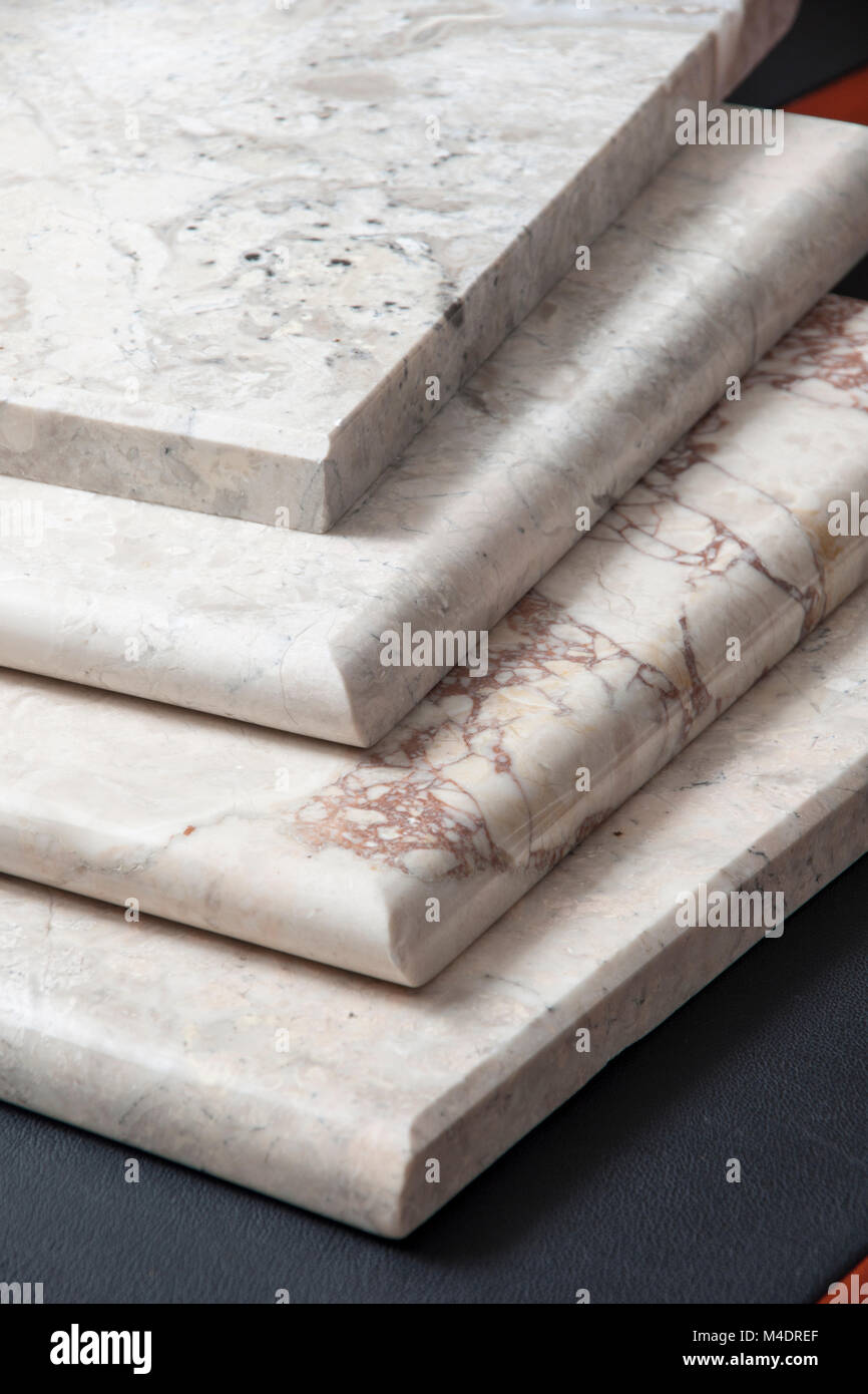 marble tiles selection with different profiles and finishing Stock ...
