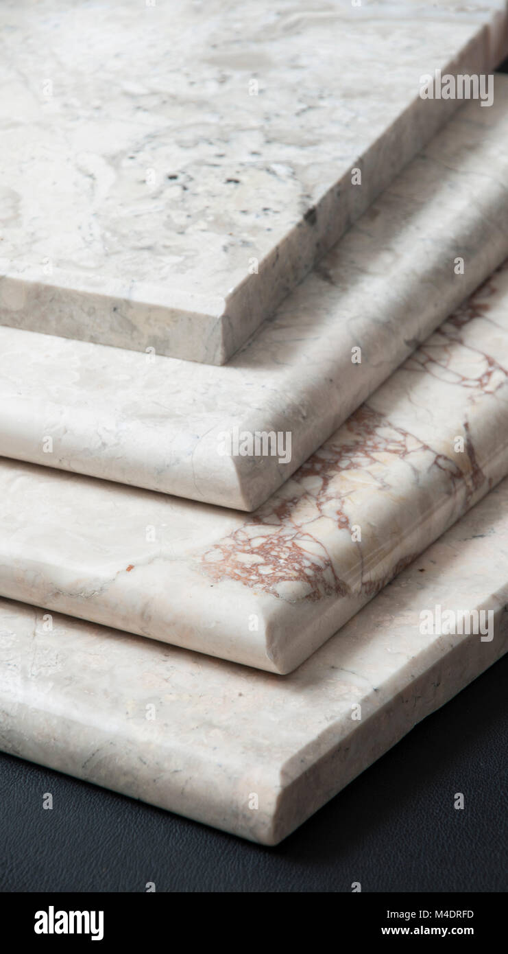 marble tiles selection with different profiles and finishing Stock ...