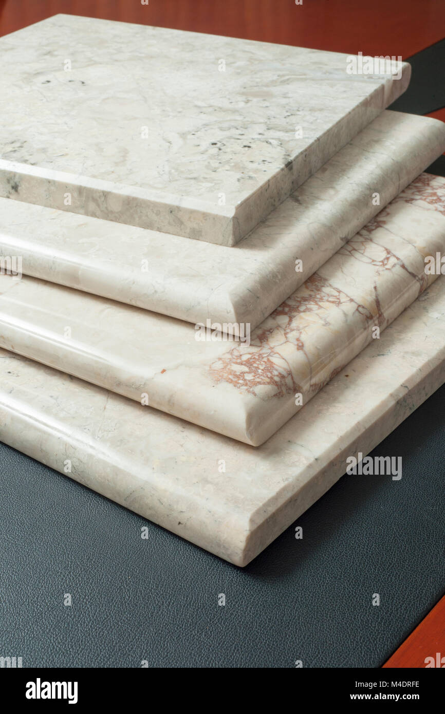 marble tiles selection with different profiles and finishing Stock ...