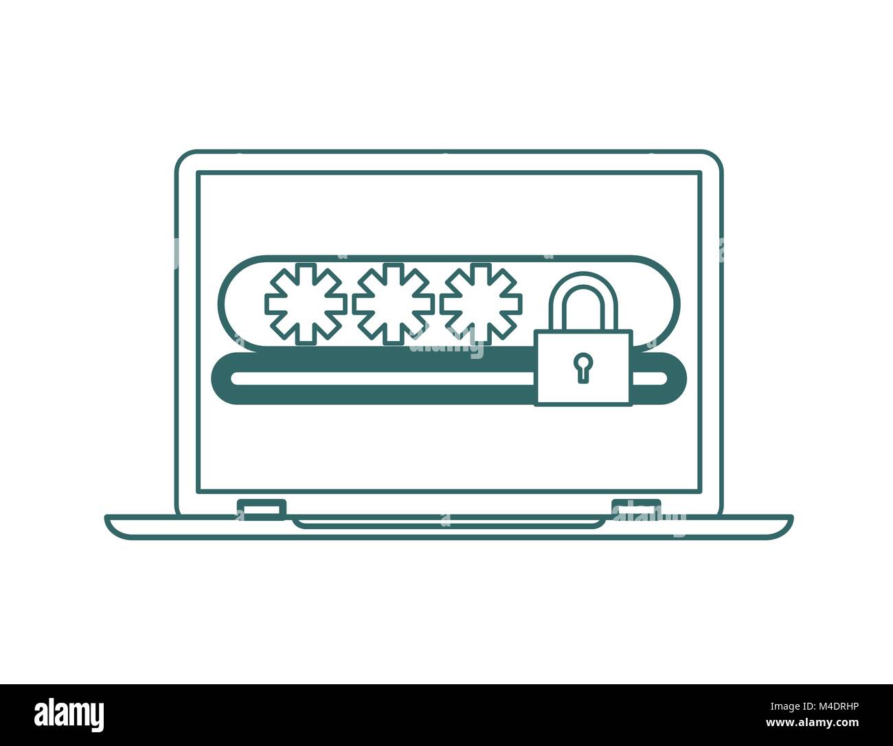 Password security vector icon Stock Vector Image & Art - Alamy