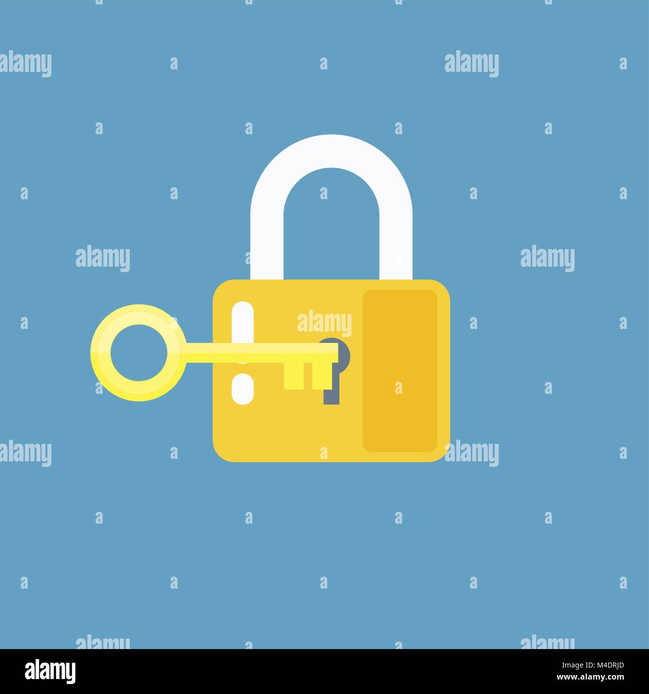 Lockkeyvector Stock Vector Images - Alamy