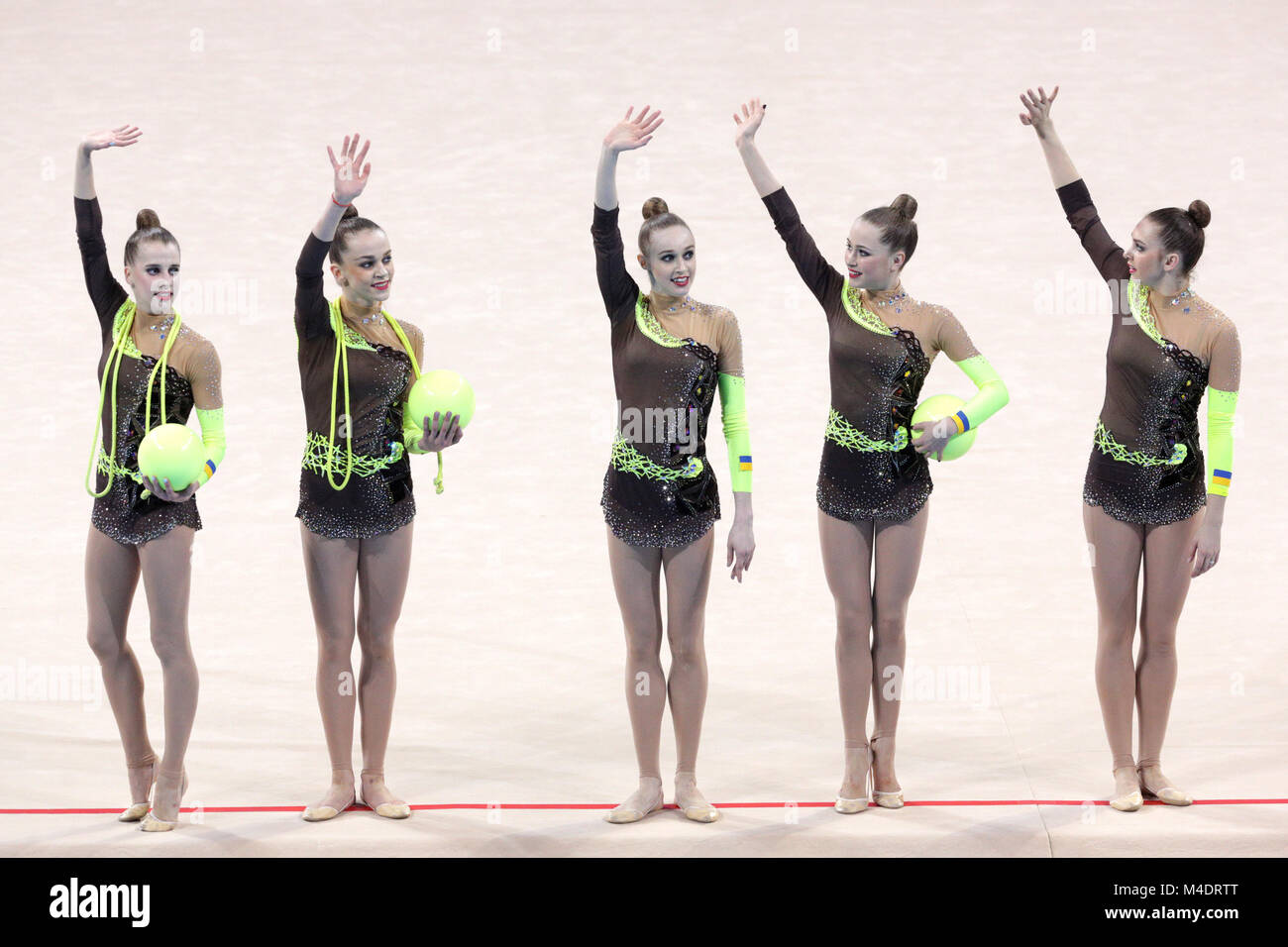 Team Ukraine Rhythmic Gymnastics Stock Photo - Alamy