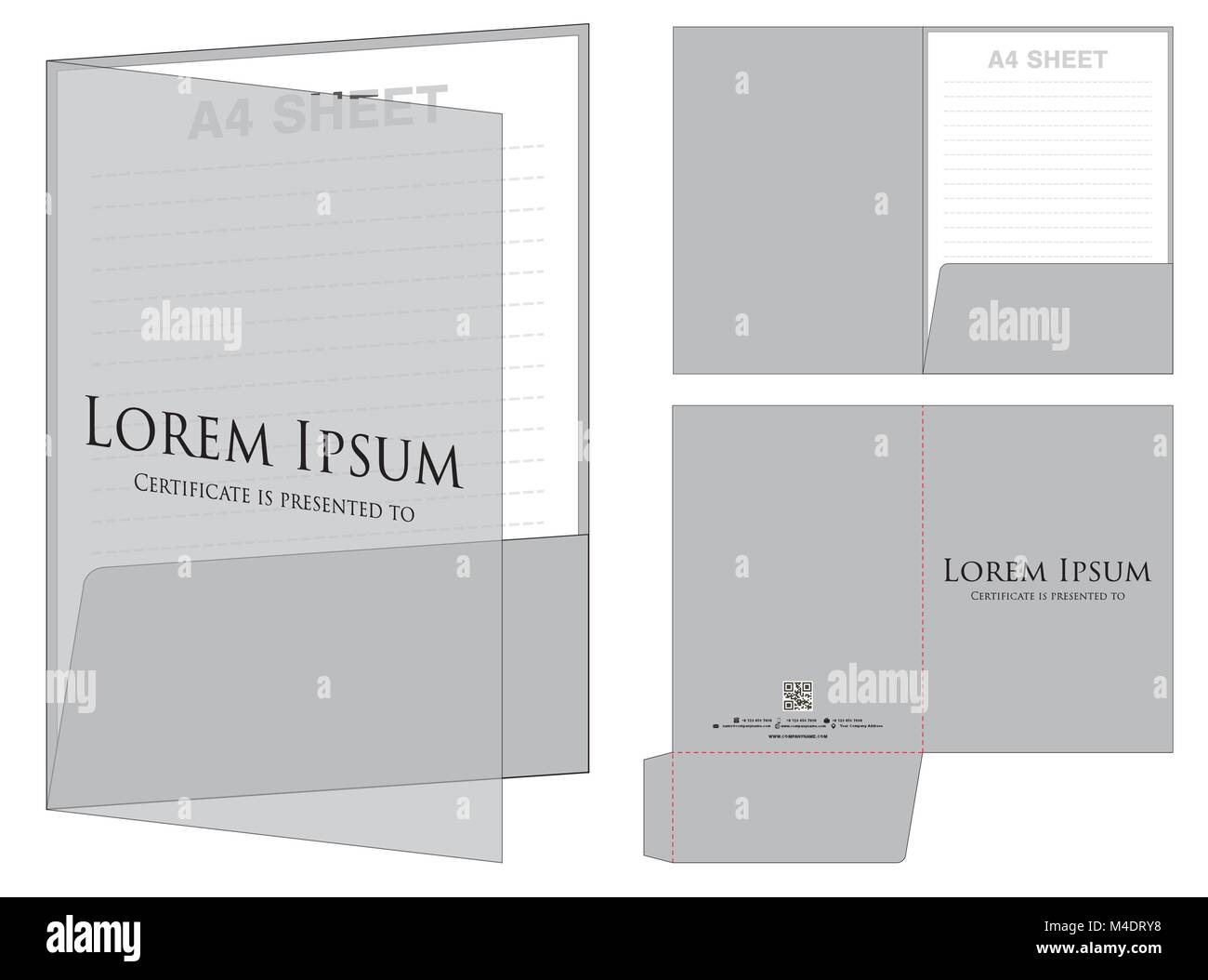 Folder Die Cut Mock Up Template Vector Stock Vector Image Art Alamy folder-die-cut-mock-up-template-vector-stock-vector-image-art-alamy