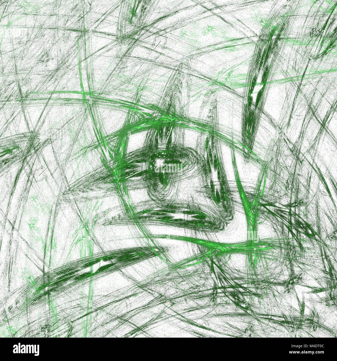 Grunge abstract square green pattern on white background. Rough noise ...