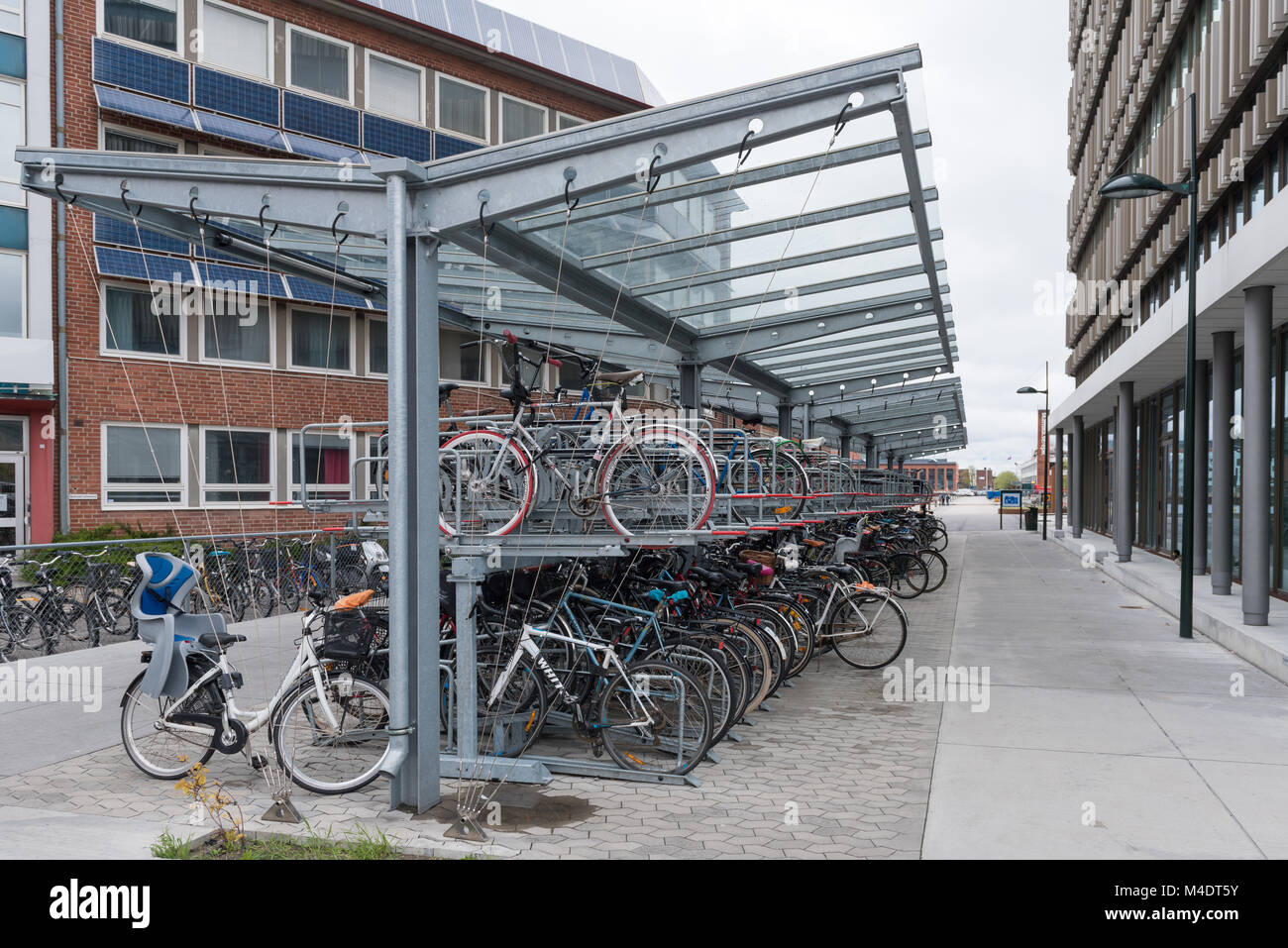 Bicycle garage hi-res stock photography and images - Alamy