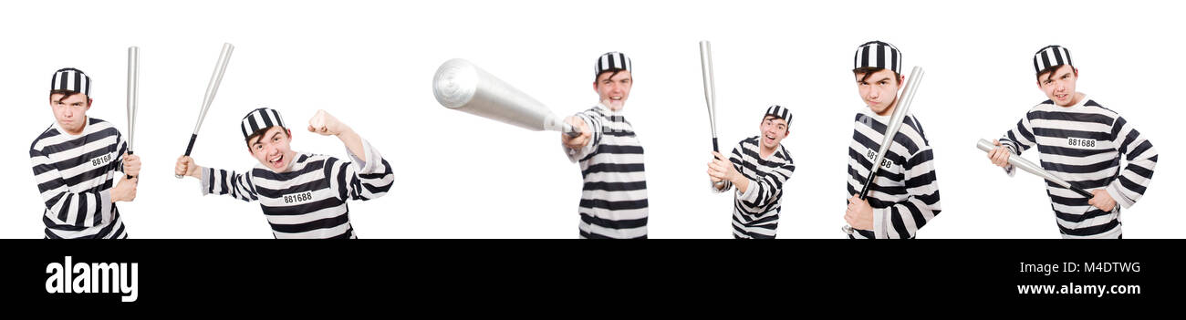 Funny prison inmate in concept Stock Photo - Alamy