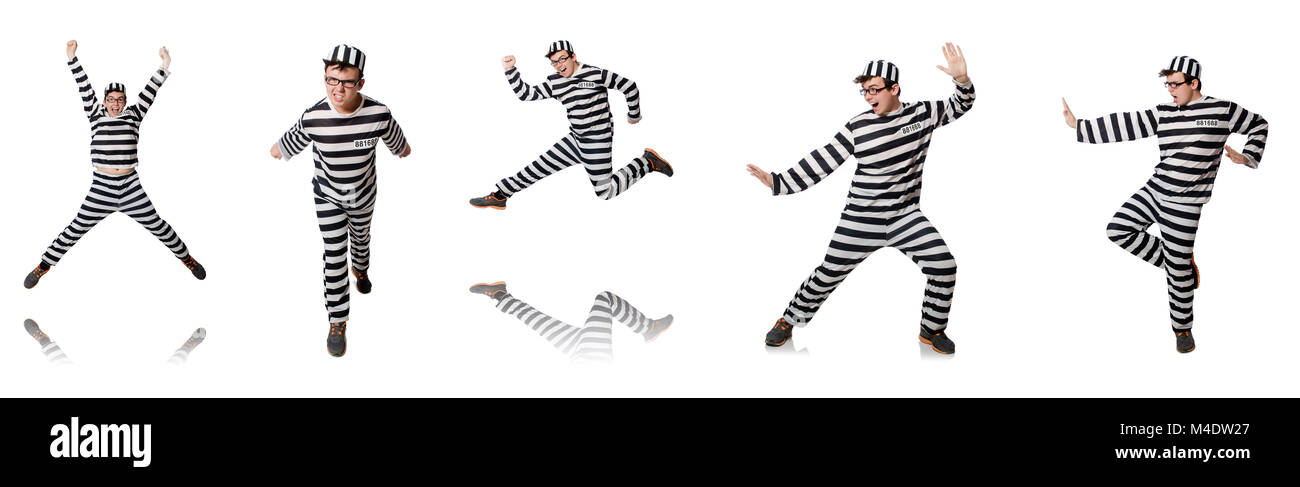 Funny prison inmate in concept Stock Photo - Alamy