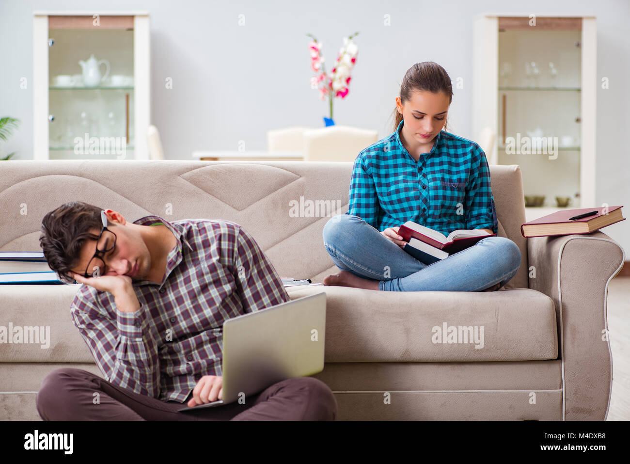 Students preparing for university exams Stock Photo - Alamy