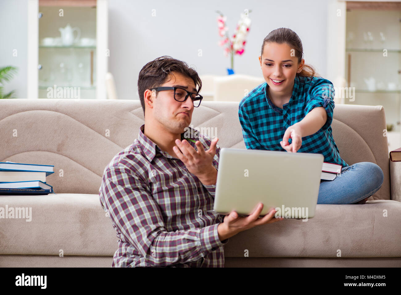 Students preparing for university exams Stock Photo - Alamy