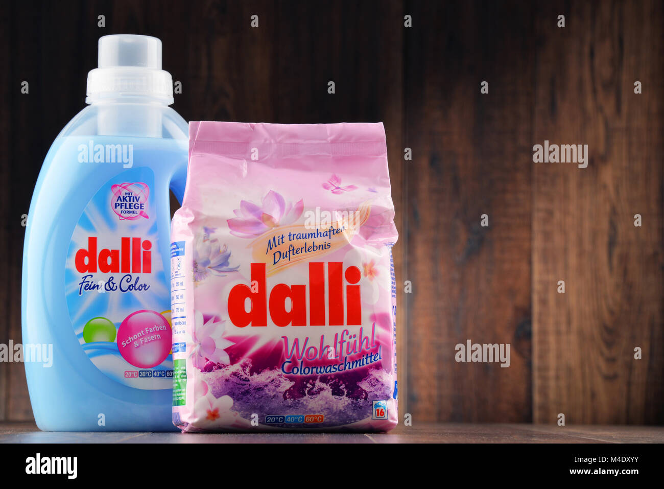 Dalli washing detergents Stock Photo - Alamy