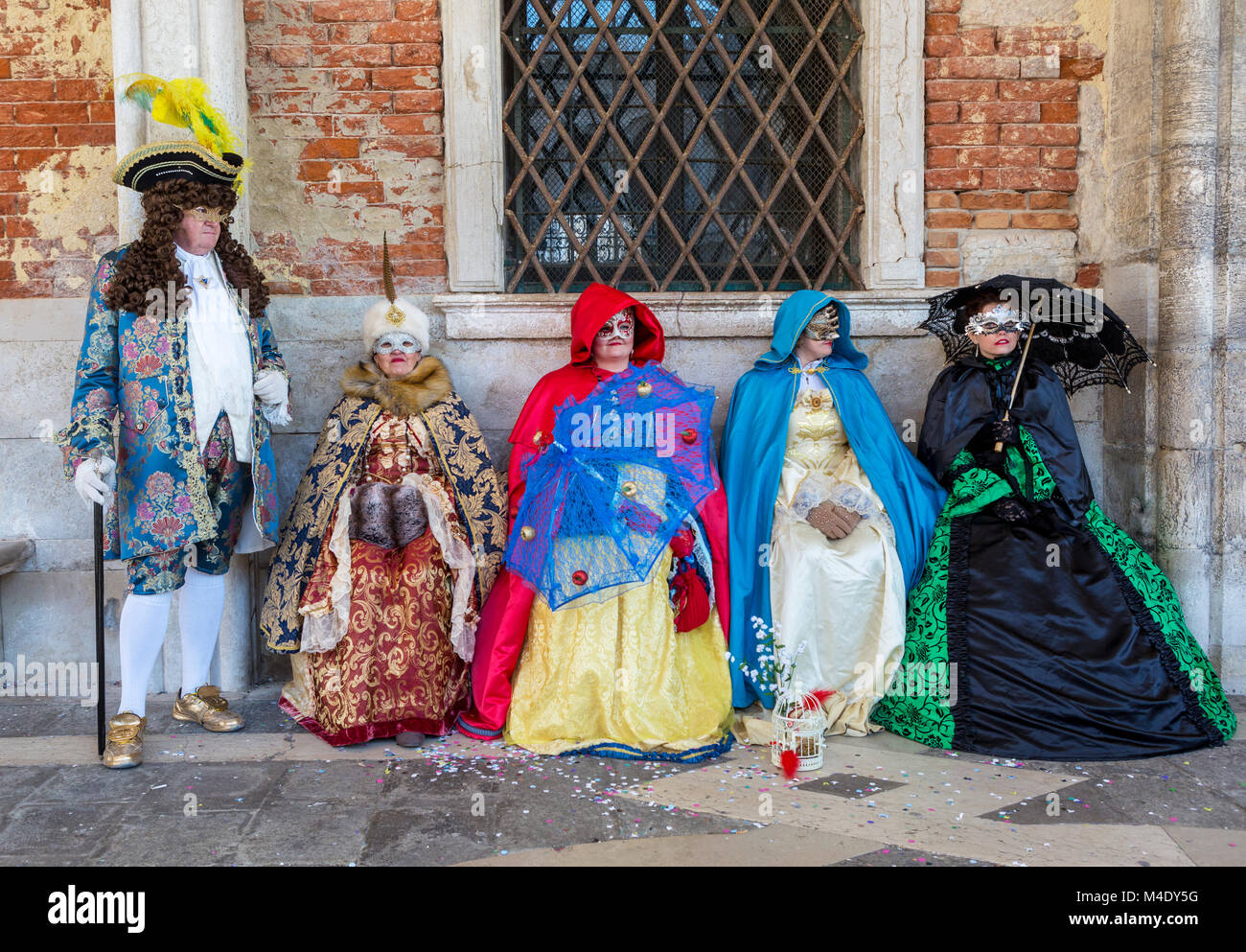 Masked revellers hi-res stock photography and images - Alamy