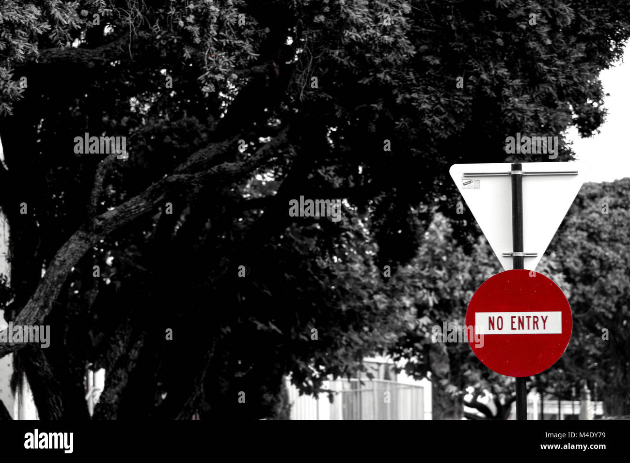 Sign no entry new zealand hi-res stock photography and images - Alamy