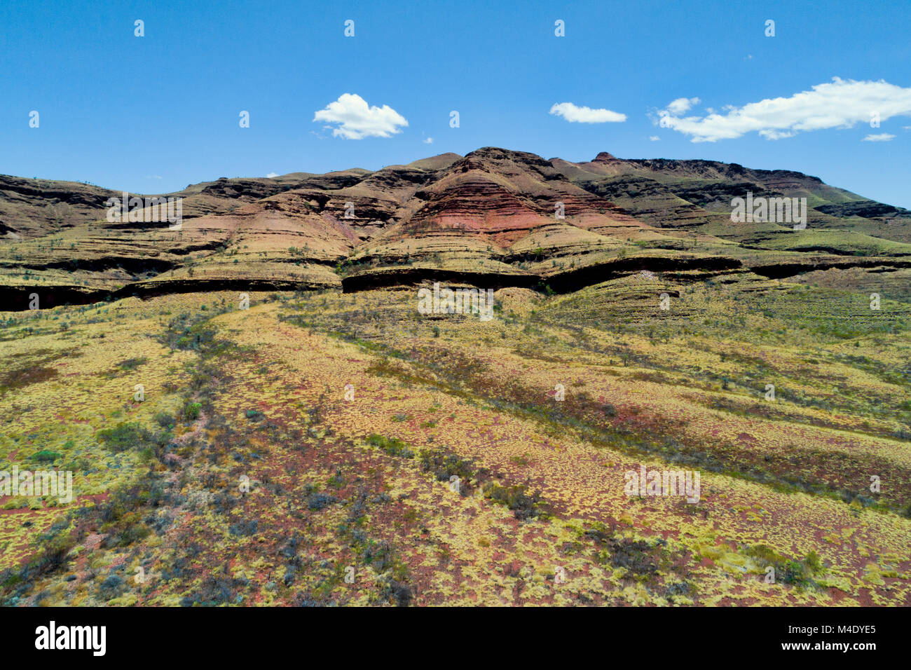 Hamersley ranges near Wittenoom, Pilbara, NorthWest Australia Stock ...