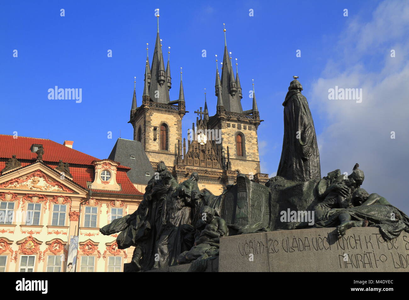 St. Teyn gothic cathedral, Prague Stock Photo - Alamy