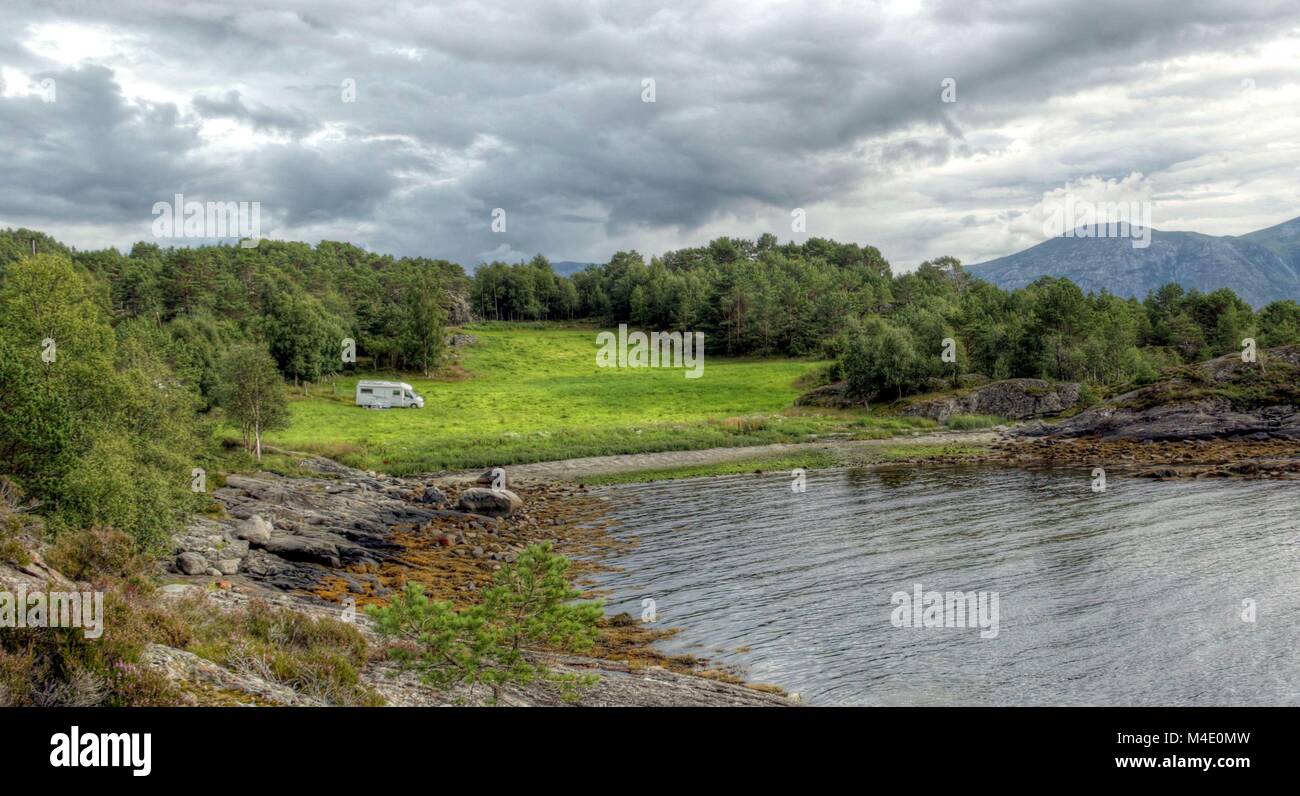 Rough nature in Norwegian landscape Stock Photo - Alamy