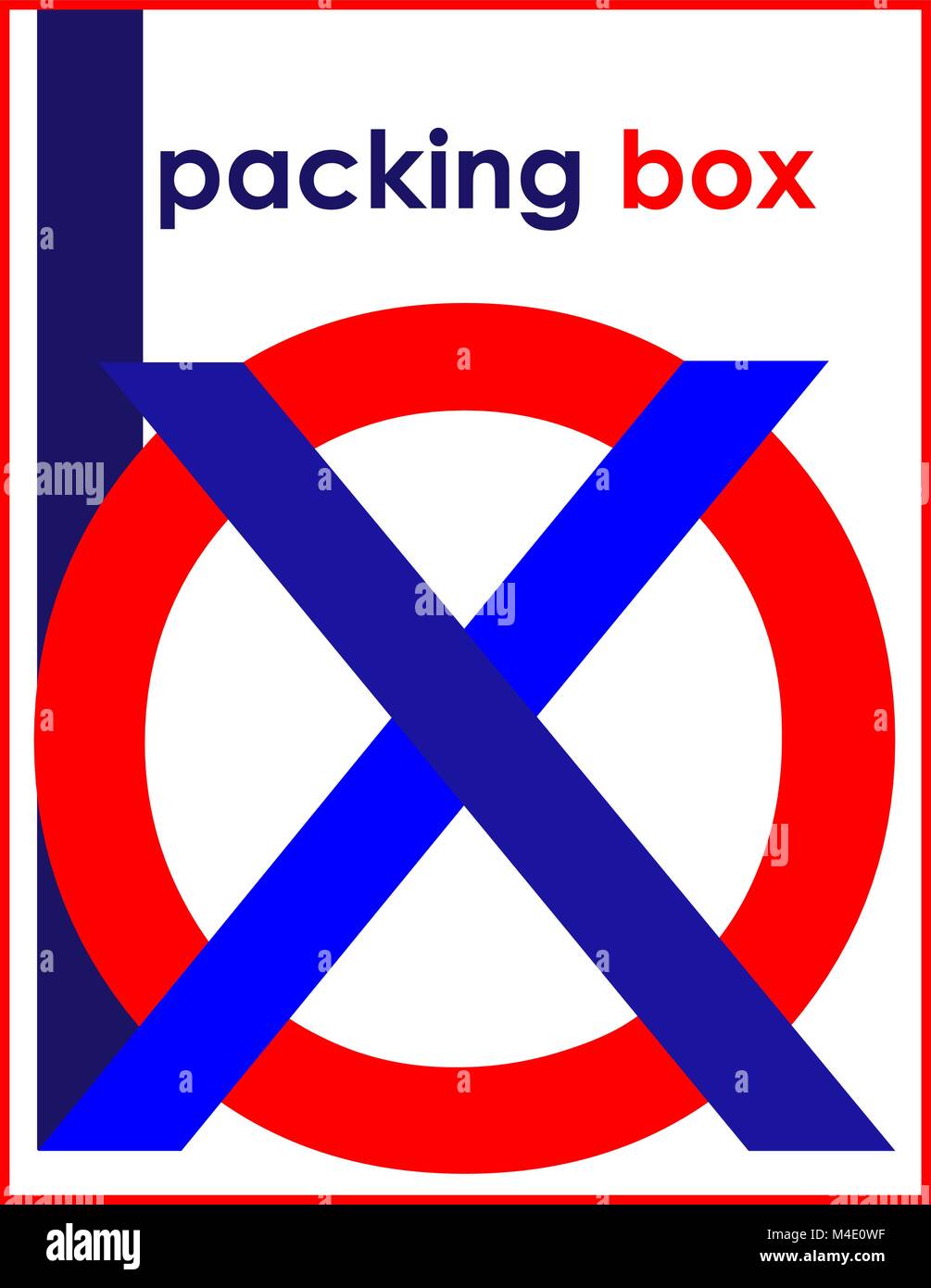 minimalist inscription box package logo Stock Vector Image & Art - Alamy