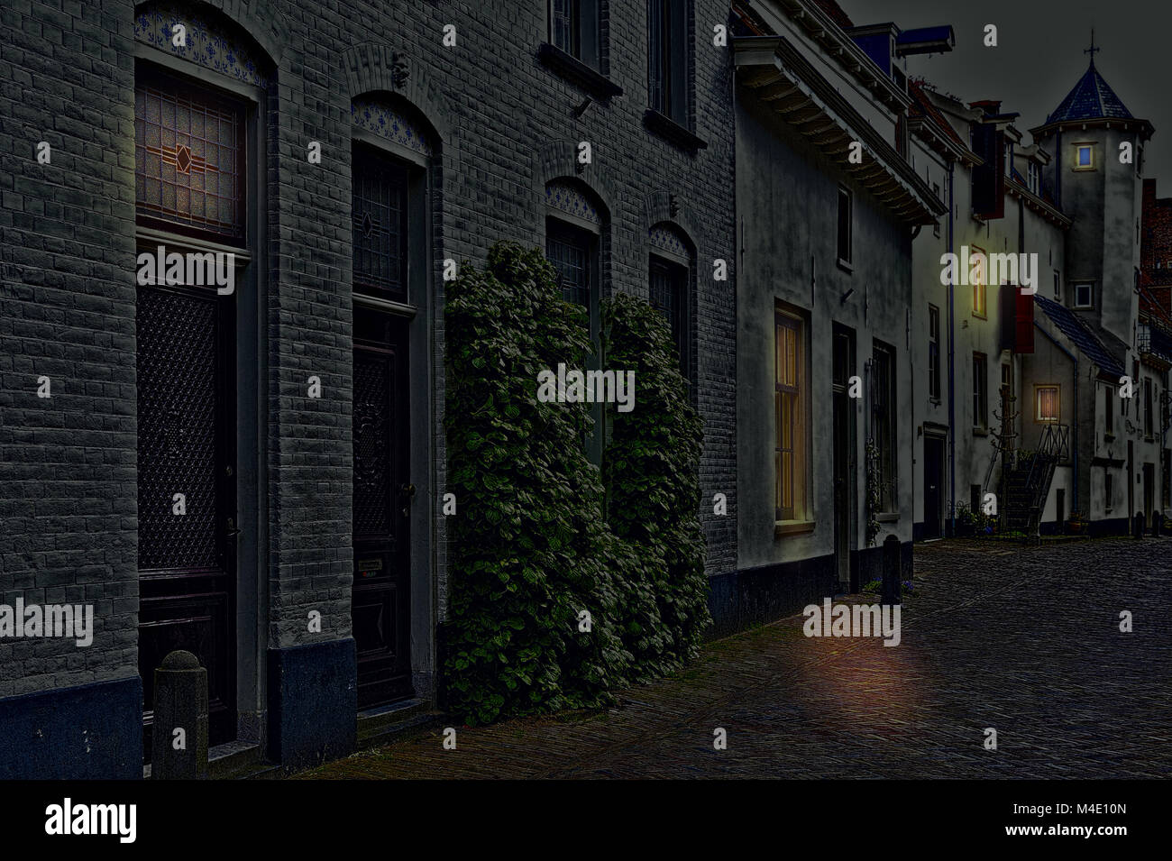 Traditional historic dutch gable houses hi-res stock photography and ...