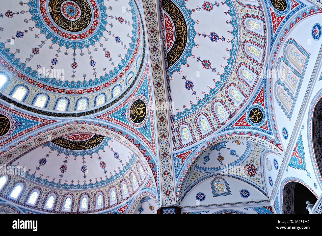 Domes inside the blue mosque in Manavgat Turkey Stock Photo - Alamy