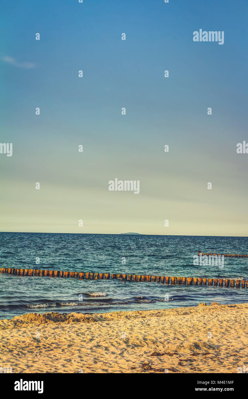 Wonderful atmosphere at the beach in summer Stock Photo - Alamy