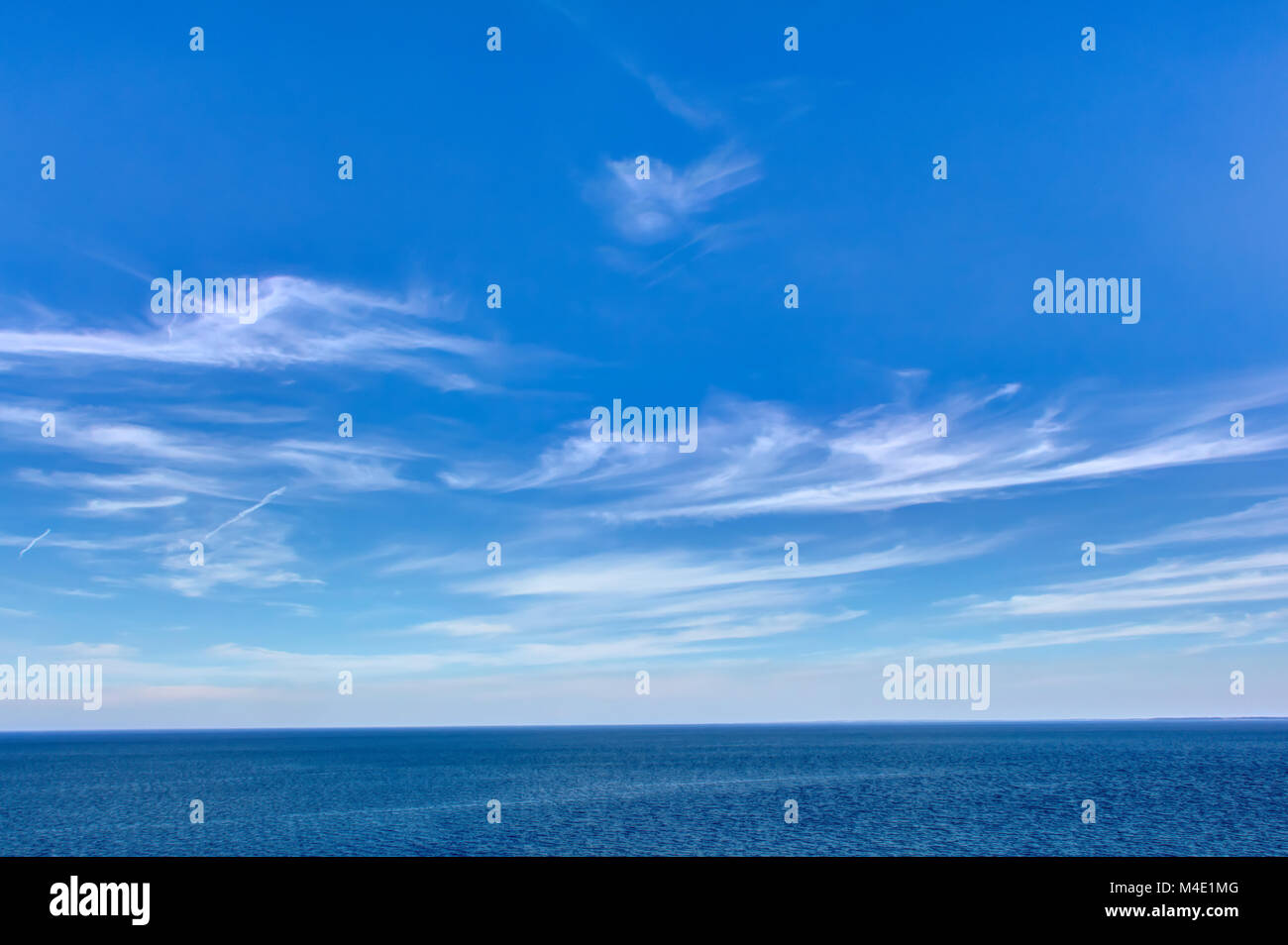 Wide open blue cloud sea hi-res stock photography and images - Alamy