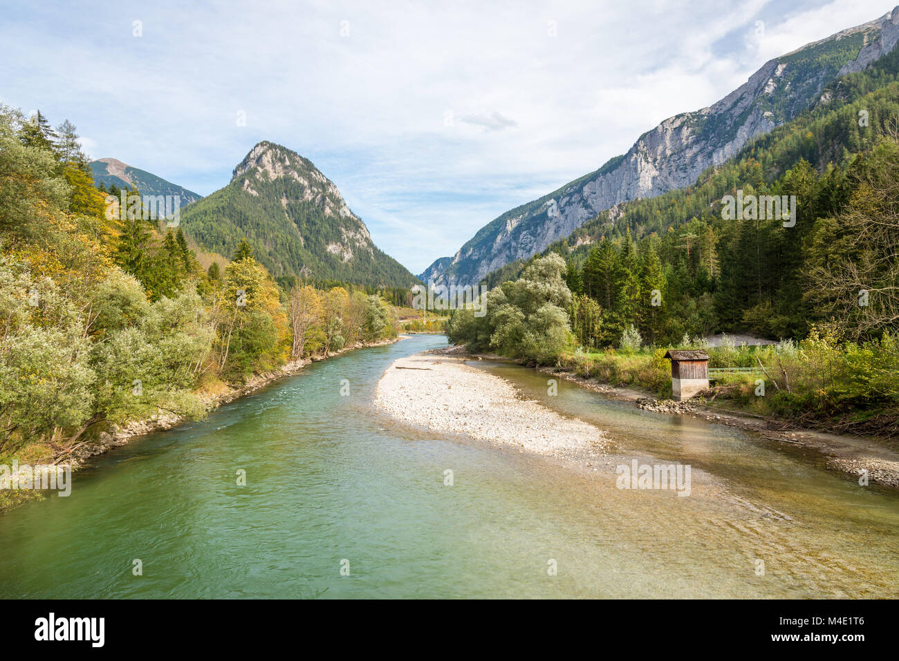 The Enns river in the mountains of Styria, Austria Stock Photo - Alamy