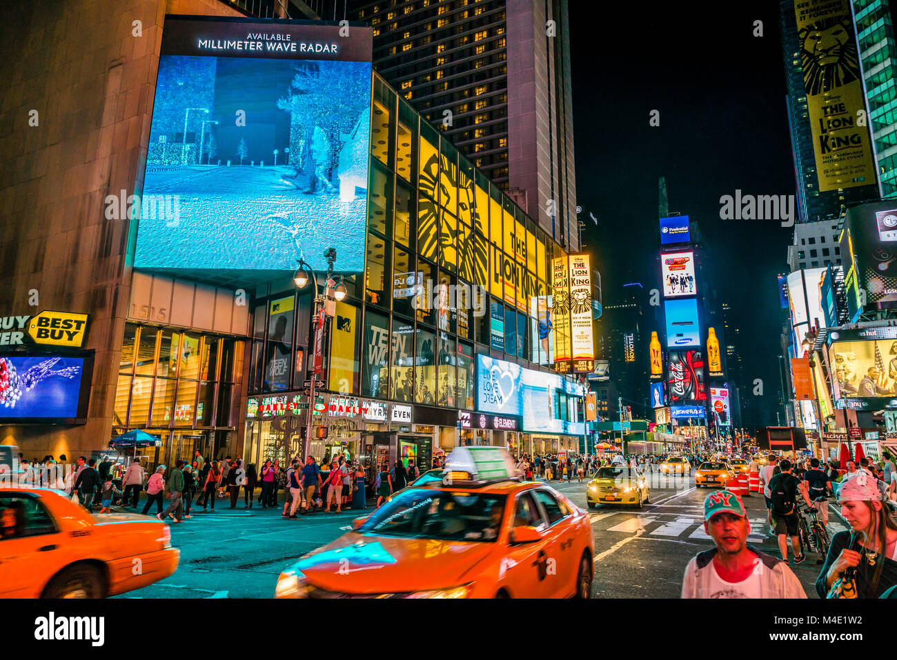 Times Square Theater District Manhattan New York, New York, USA Stock ...