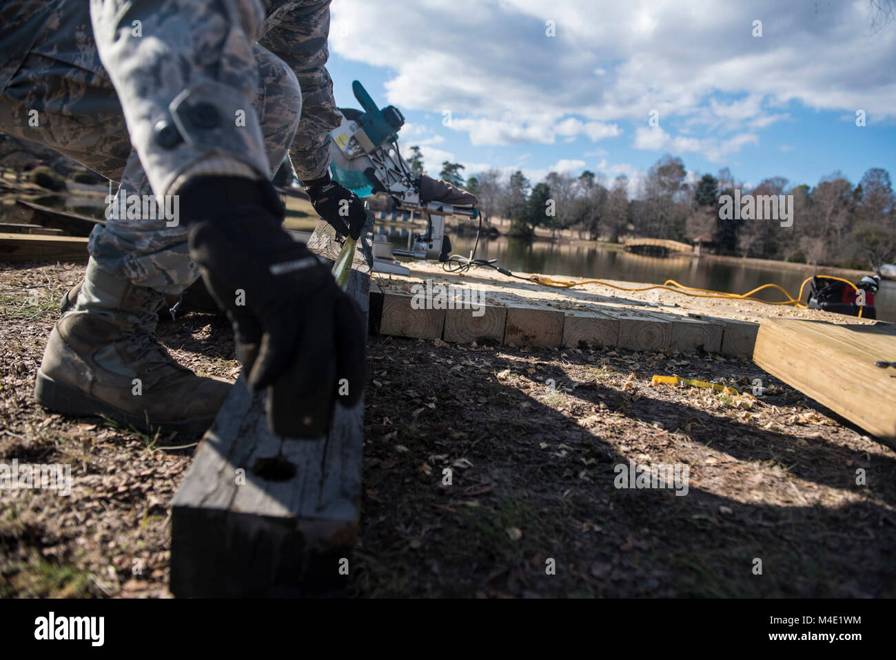 U.S. Air Force 1st Lt. Alvin Yip, 20th Civil Engineer Squadron deputy ...
