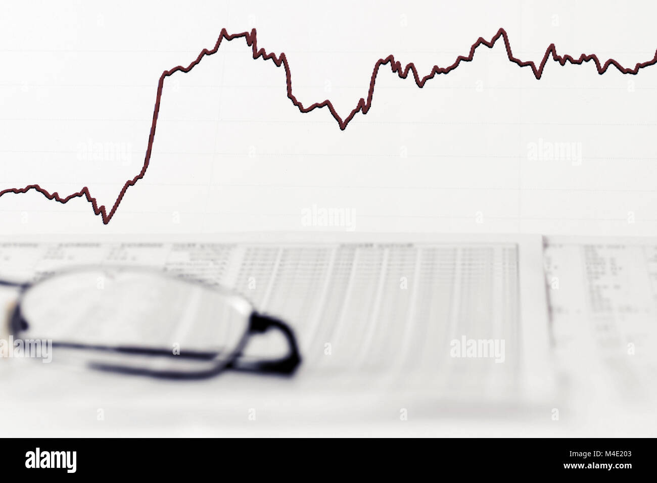 Financial graphs and charts analysis Stock Photo - Alamy