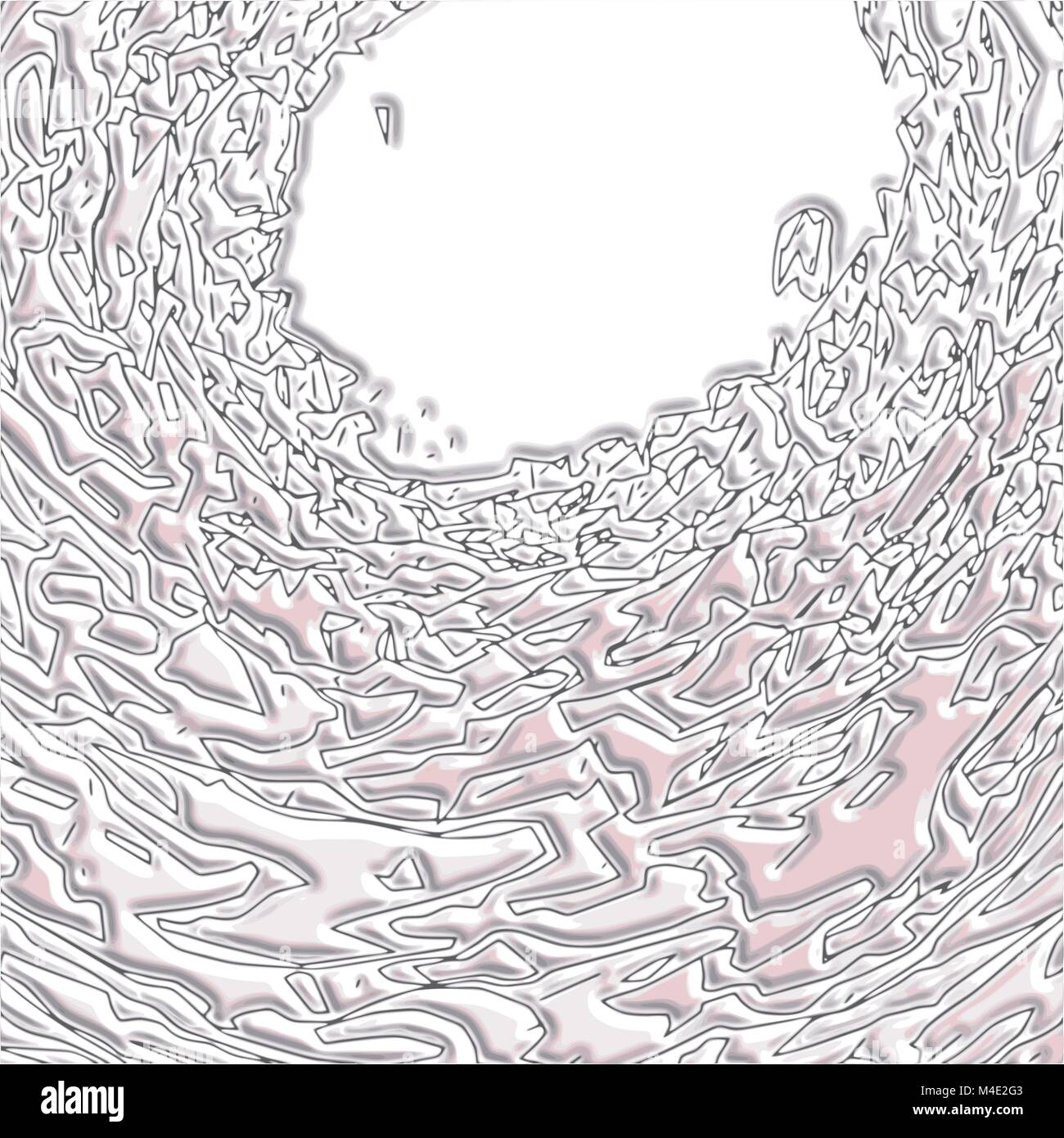 grey 3D stucco wave pattern, vector illustration Stock Vector Image ...