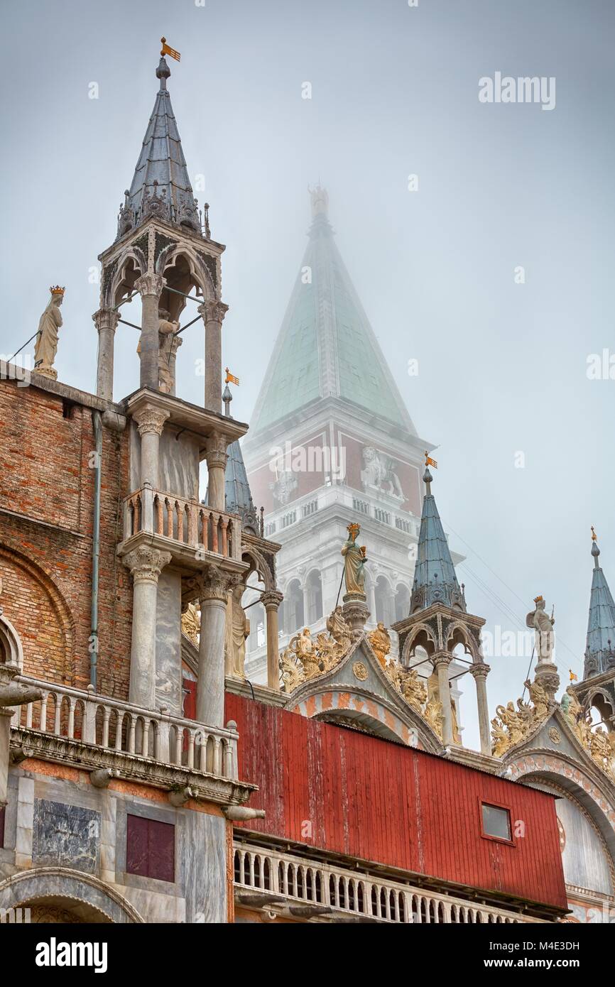 Detail architecture of St. Mark's Square Stock Photo - Alamy
