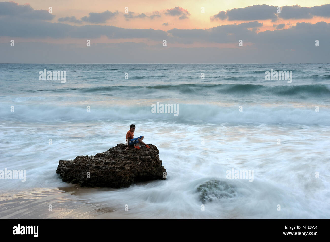 Mediterranean Coast Israel Stock Photo - Alamy