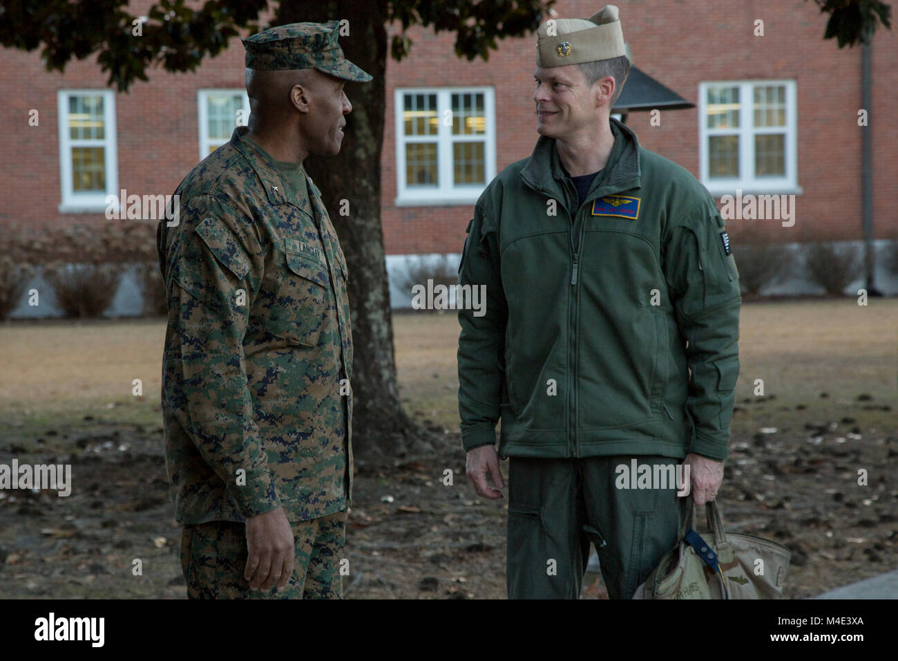 U.S. Marine Corps Brig. Gen. Michael E. Langley, commanding general ...
