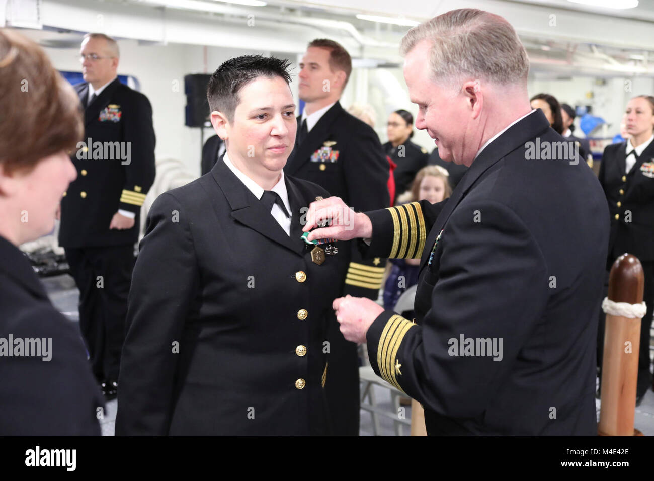 NORFOLK, Va. (Feb. 3, 2018) -- Capt. Richard McCormack, USS Gerald R ...