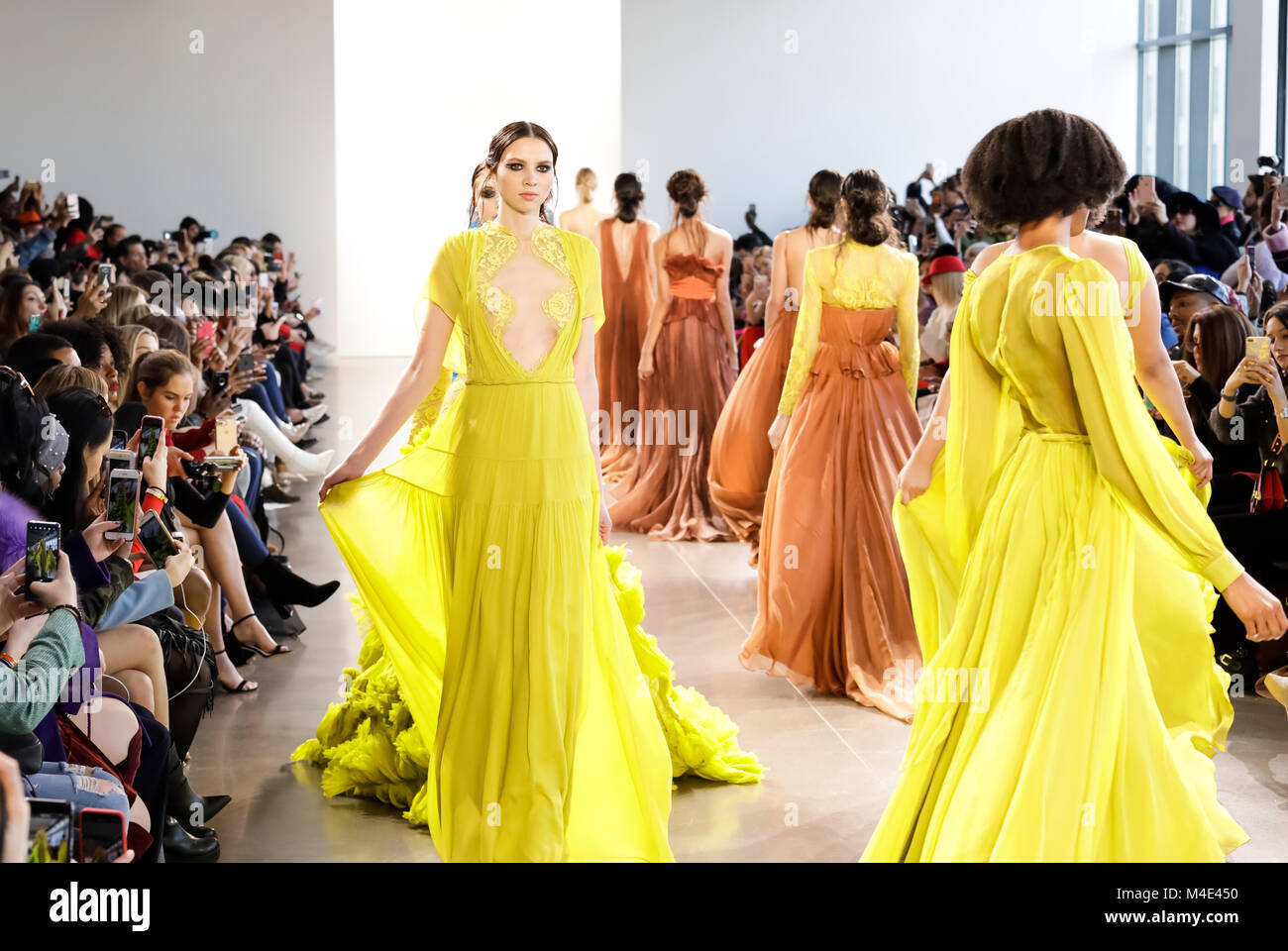 Models walk runway for Leanne Marshall Fall/Winter 2018 runway show ...