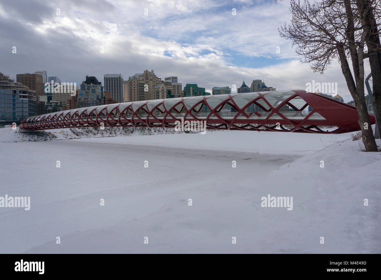 Peace Bridge Calgary Alberta Canada Stock Photo - Alamy